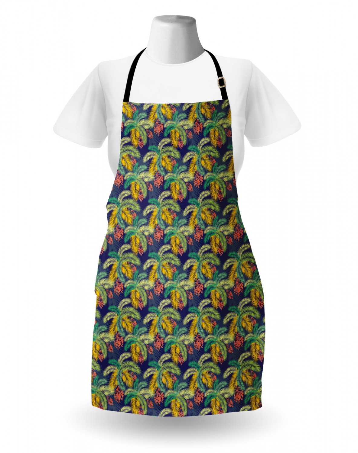 Apron Bib Adjustable Neck Strap for Gardening Cooking Indoor Use ...