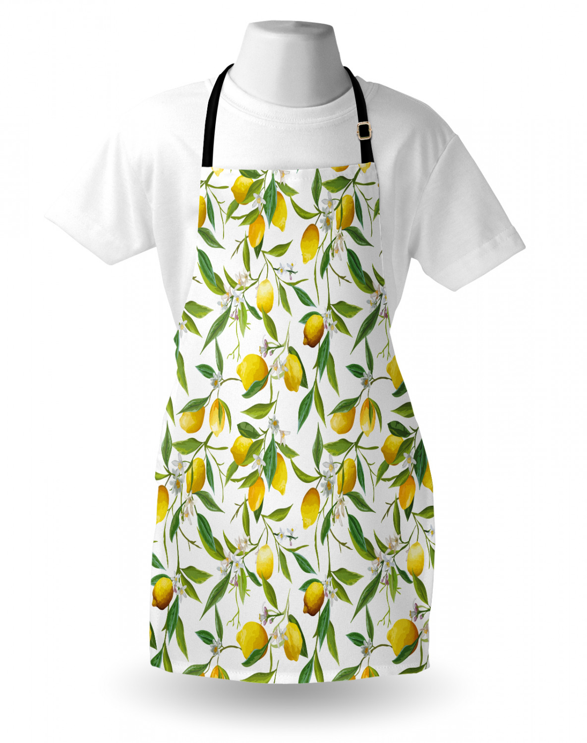 Summer Lemon Apron Unisex Kitchen Bib with Adjustable Neck Cooking | eBay