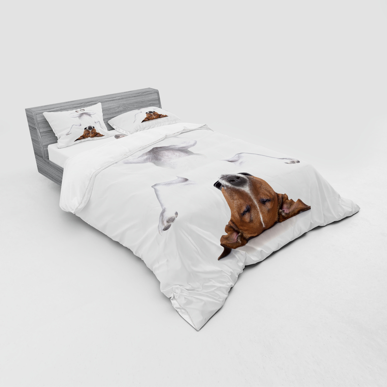 Ambesonne Funny Bedding Set Duvet Cover Sham Fitted Sheet in 3 Sizes | eBay