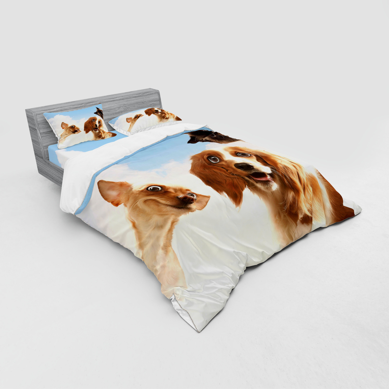 Ambesonne Funny Bedding Set Duvet Cover Sham Fitted Sheet in 3 Sizes | eBay