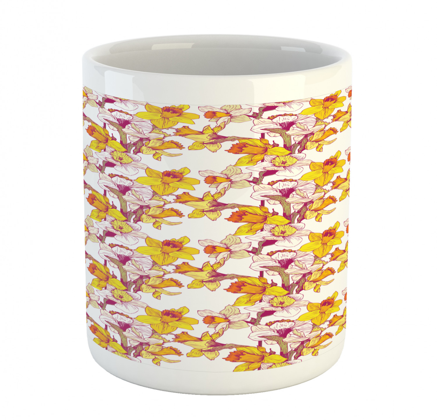 Floral Spring Ceramic Coffee Mug Cup for Water Tea Drinks, 11 oz | eBay