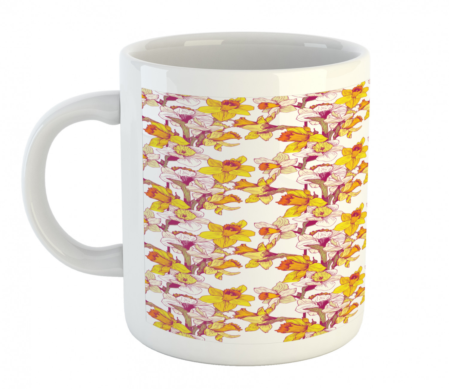 Floral Spring Ceramic Coffee Mug Cup for Water Tea Drinks, 11 oz | eBay