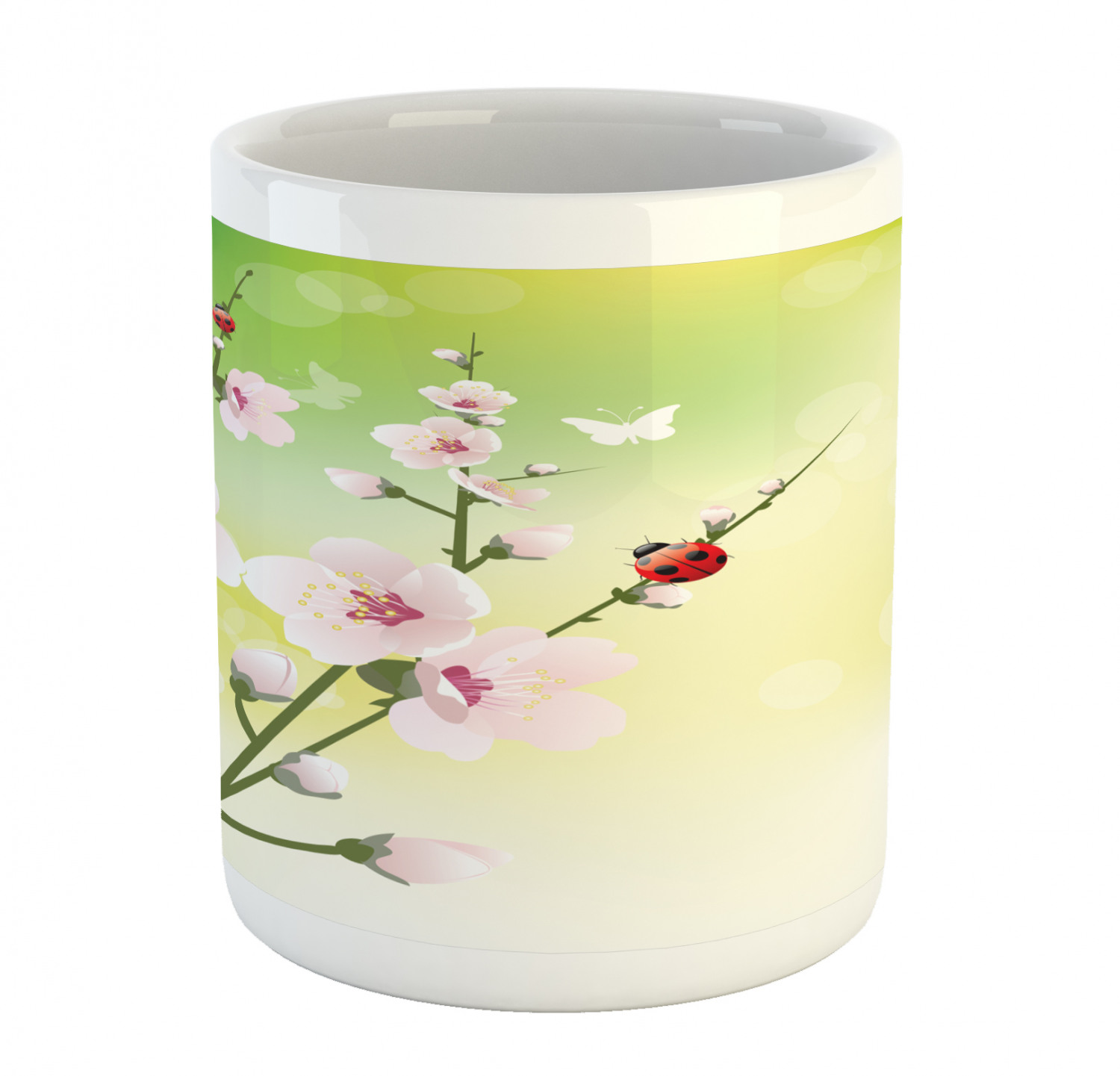 Floral Spring Ceramic Coffee Mug Cup for Water Tea Drinks, 11 oz | eBay