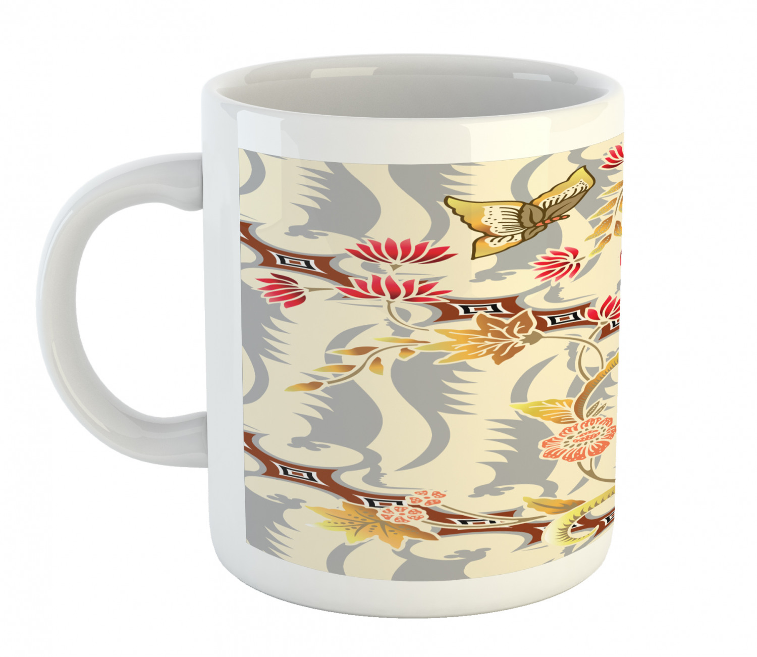 Floral Spring Ceramic Coffee Mug Cup for Water Tea Drinks, 11 oz | eBay