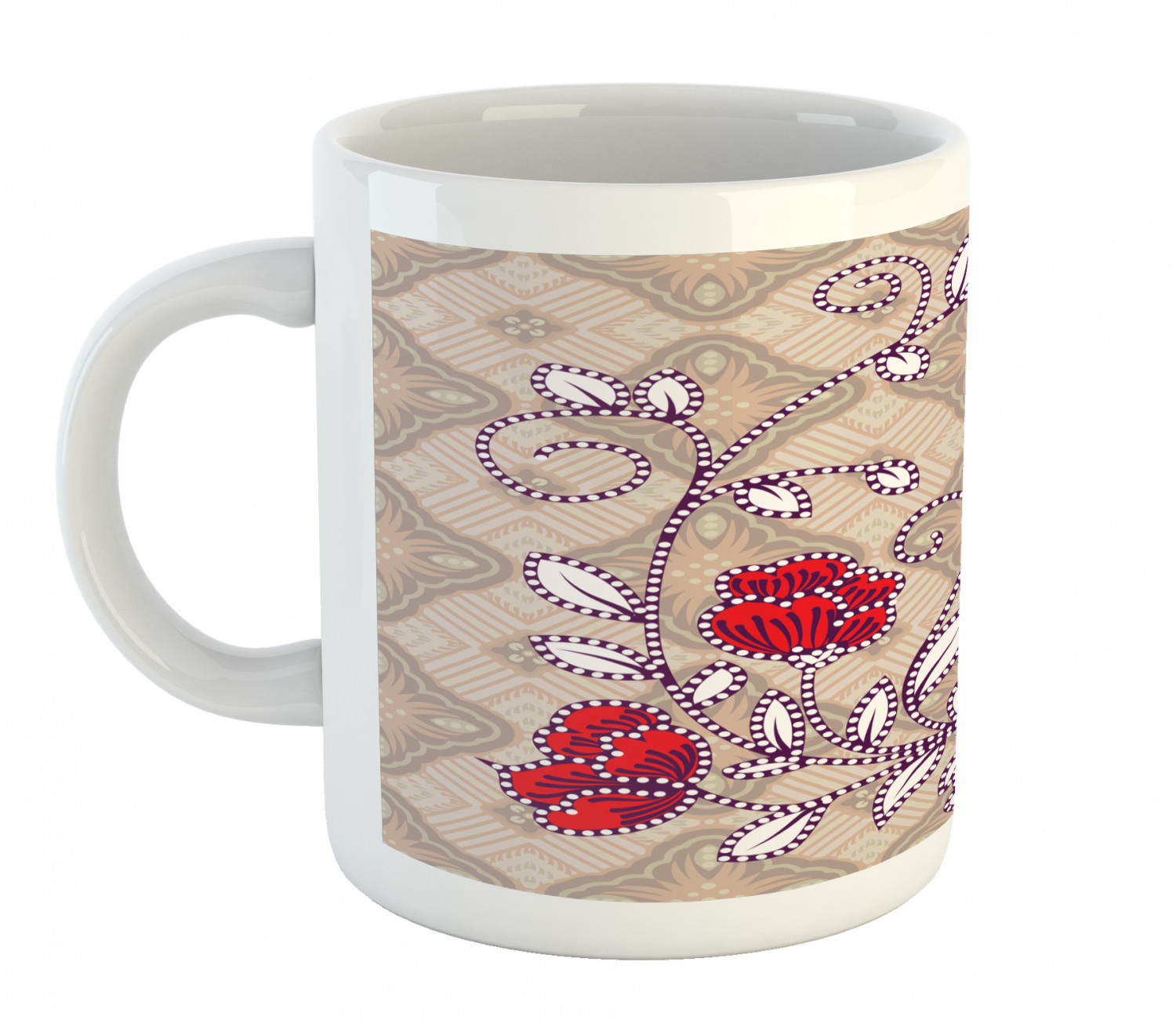 Floral Spring Ceramic Coffee Mug Cup for Water Tea Drinks, 11 oz | eBay