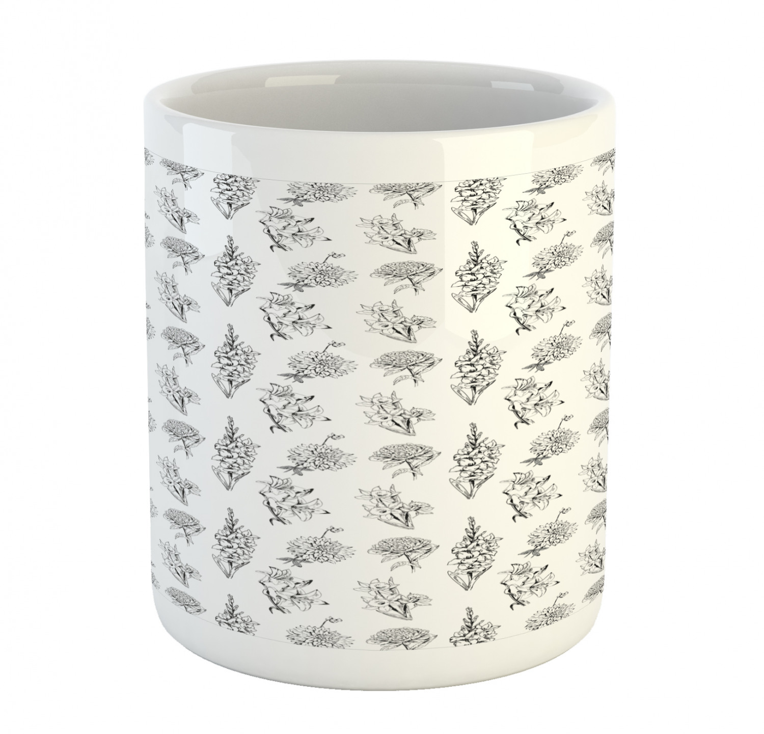 Floral Spring Ceramic Coffee Mug Cup for Water Tea Drinks, 11 oz | eBay