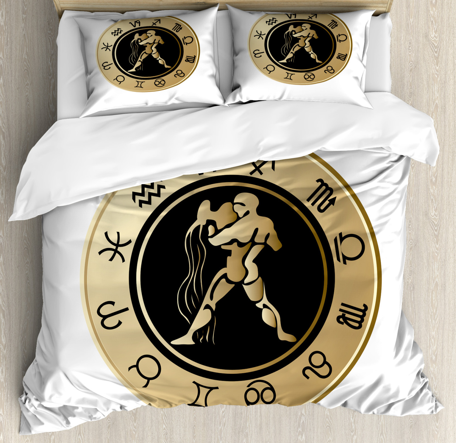 Zodiac Duvet Cover Set Twin Queen King Sizes with Pillow Shams Bedding ...