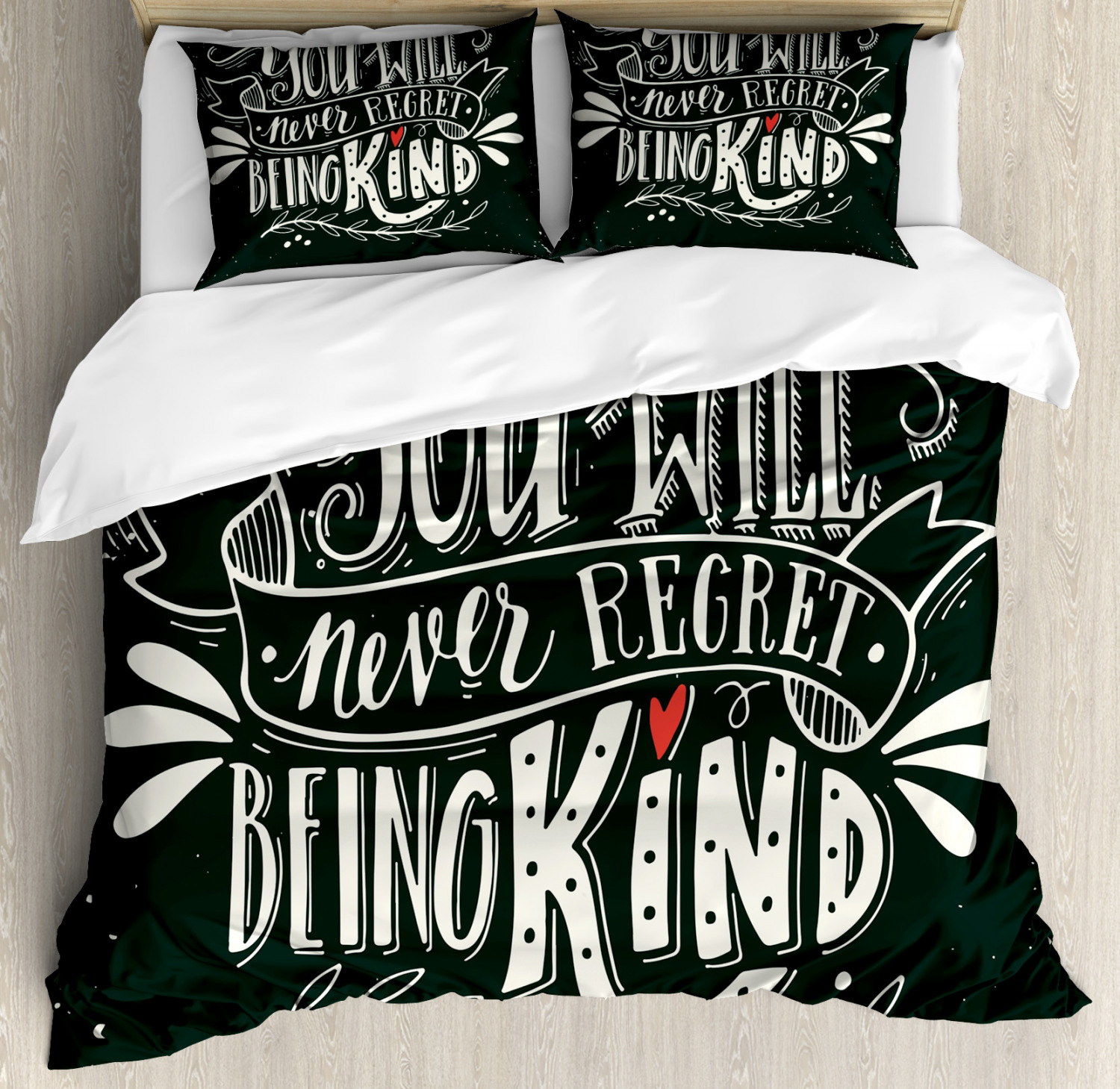 Inspirational Duvet Cover Set Twin Queen King Sizes with Pillow Shams ...