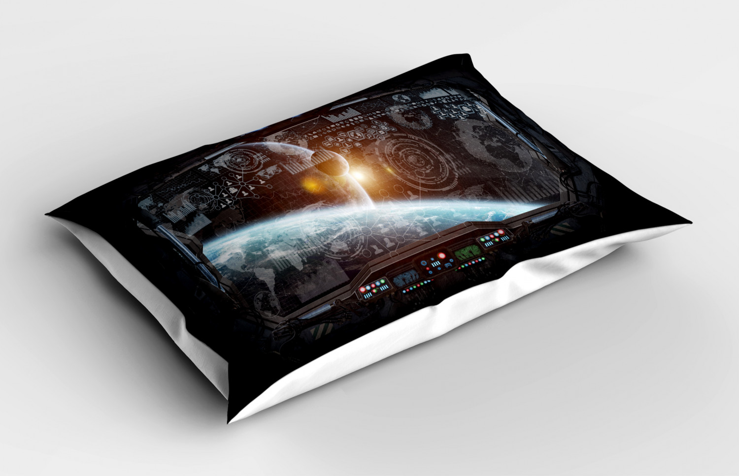 Outer Space Pillow Sham Decorative Pillowcase 3 Sizes for Bedroom Decor ...