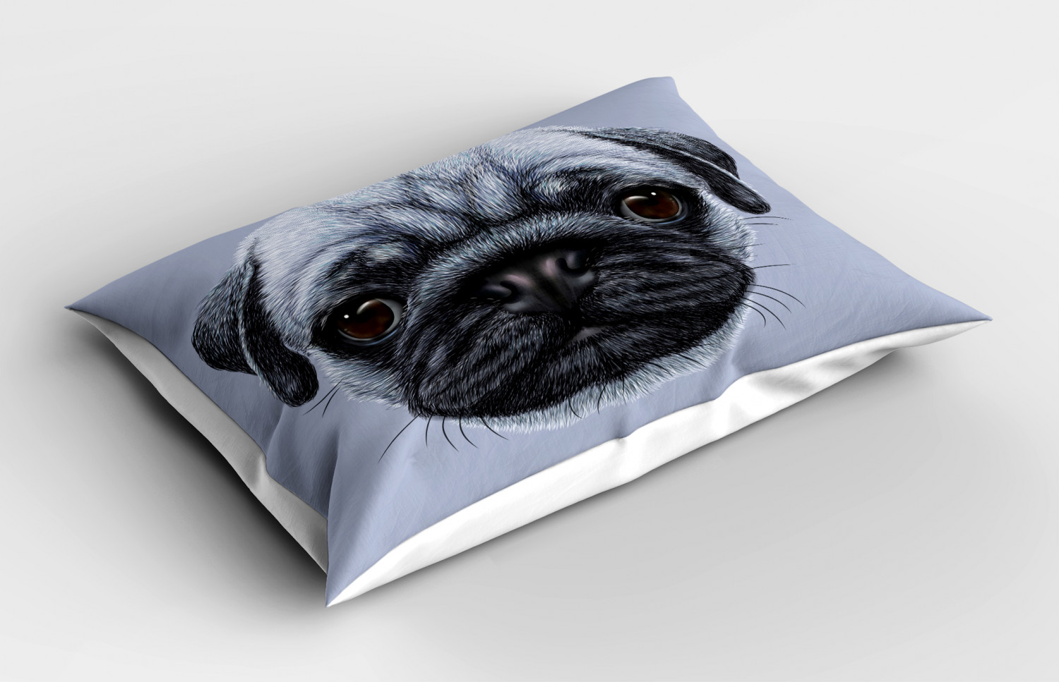 Pug Pillow Sham Decorative Pillowcase 3 Sizes for Bedroom Decor | eBay