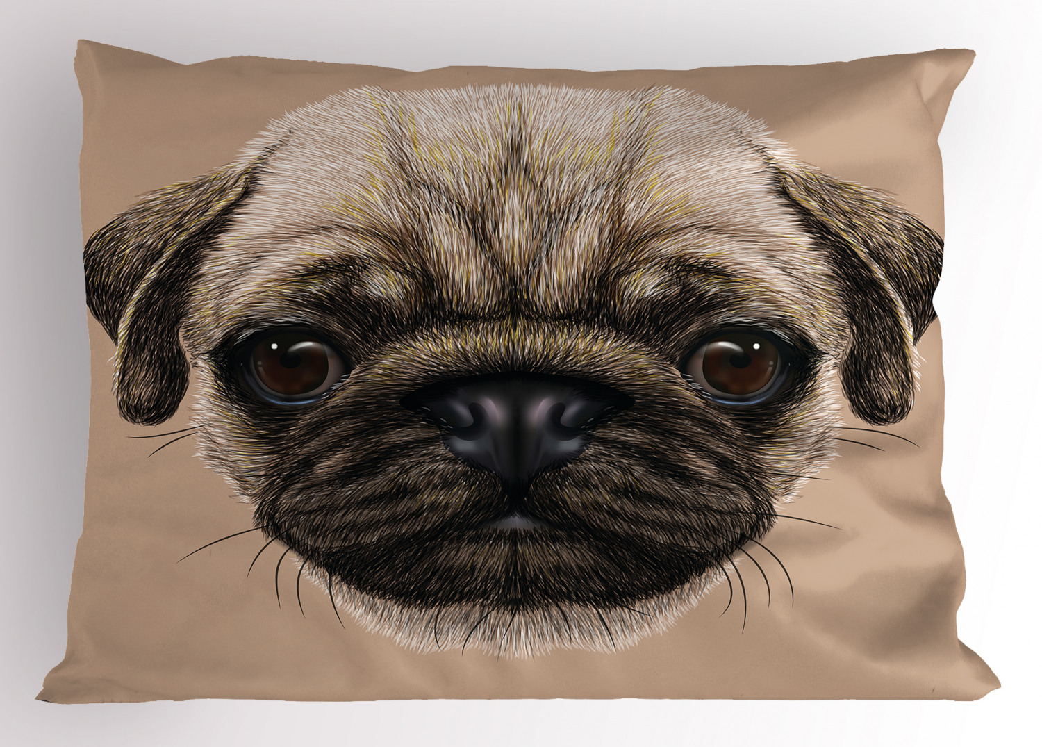Pug Pillow Sham Decorative Pillowcase 3 Sizes for Bedroom Decor | eBay