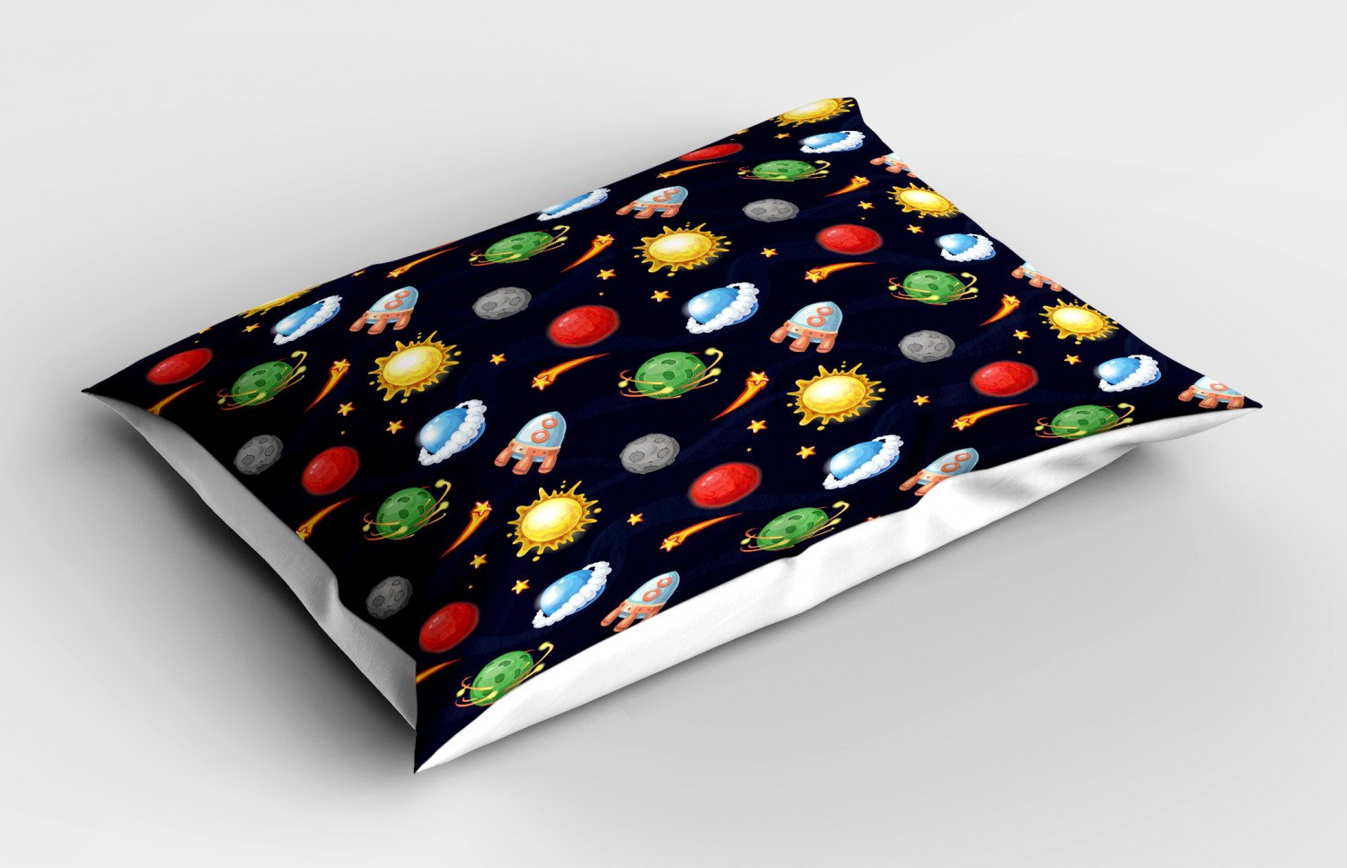 Space Pillow Sham Decorative Pillowcase 3 Sizes Bedroom Decor Ambesonne ...