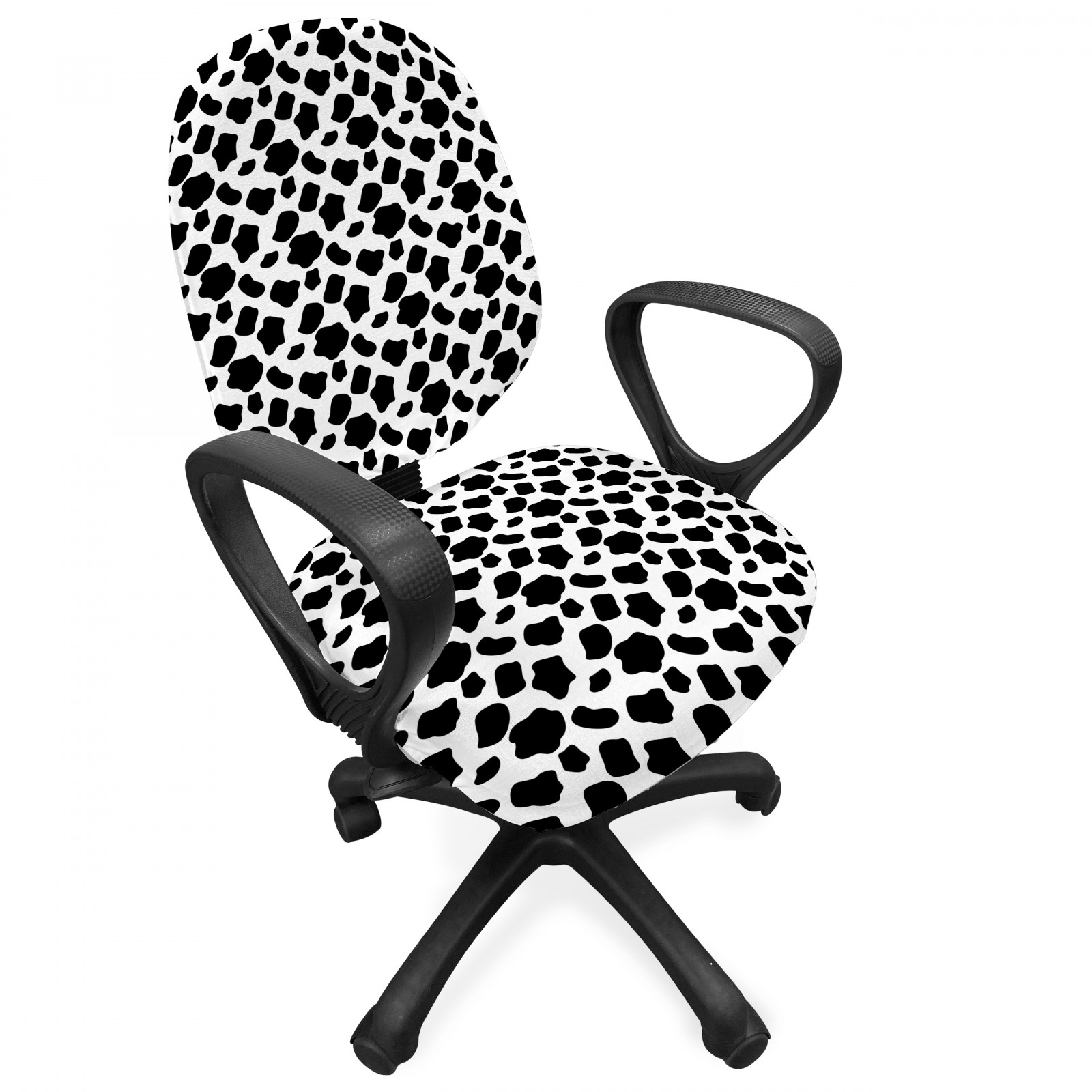 COW PRINT OFFICE Chair Slipcover Cow Skin with Spots £17.99 - PicClick UK