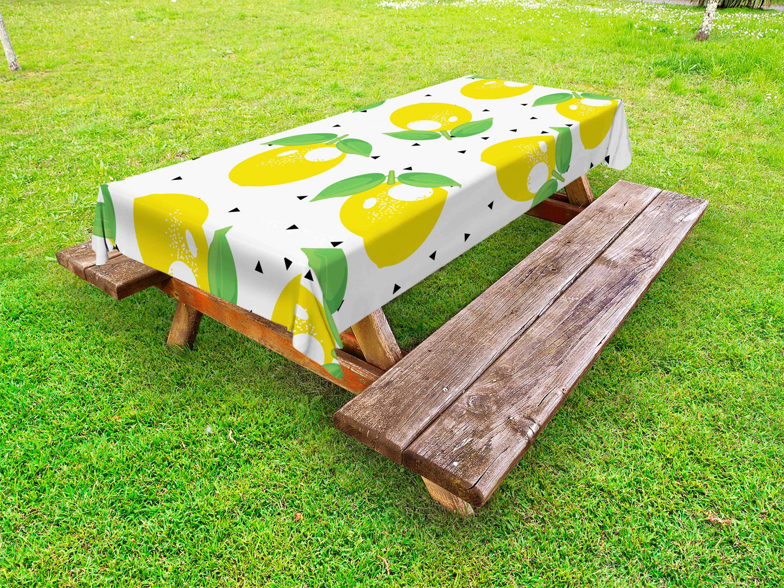 Zitronen Outdoor Tischdecke Cheery Zitrusfrüchte Kunst Gartentisch ...