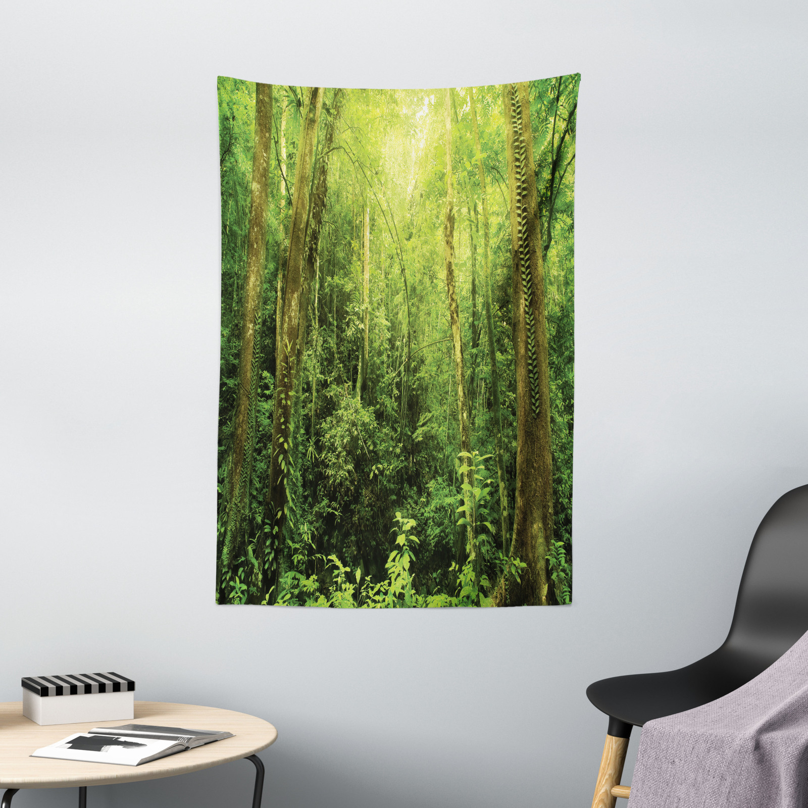 Regenwald Wandteppich Regenwald-Landschaft | eBay.de