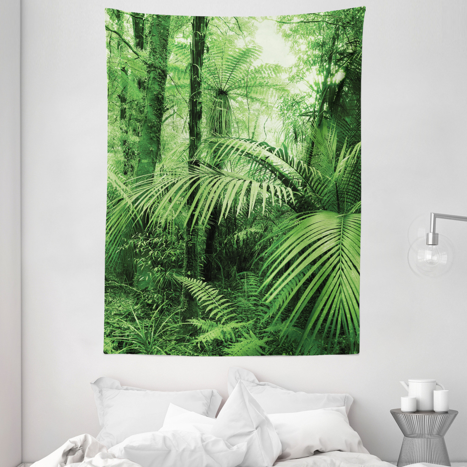 Regenwald Wandteppich Palmen exotische Pflanzen | eBay.de